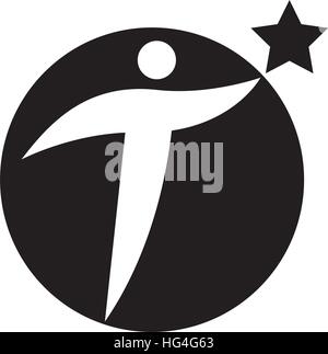Star Person Concept Icon Design Stock Vector Image & Art - Alamy