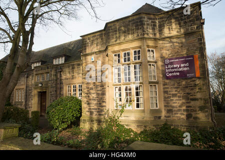 Staveley Public library Stock Photo - Alamy