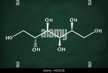 Chemical formula of Sorbitol on a blackboard Stock Photo - Alamy