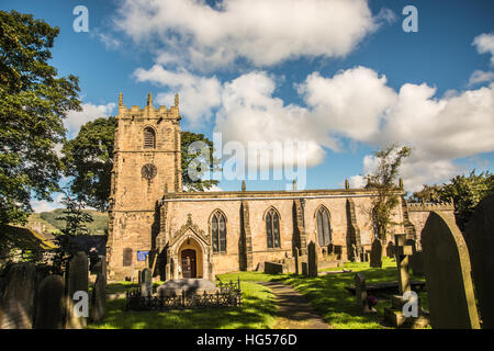 saint-Edmund Church Castleton Derbyshire Stock Photo - Alamy