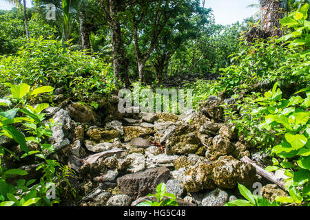 Lelu (Leluh) archaeological site, Kosrae, Federated States of ...