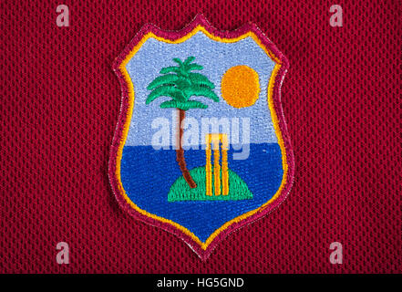 West Indies National Cricket Team players celebrate taking the wicket ...
