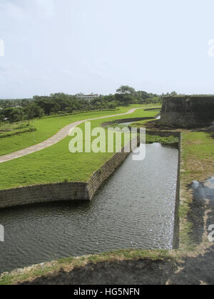 Tipu Sultan Fort wall, Palakkad, Kerala, India Stock Photo - Alamy