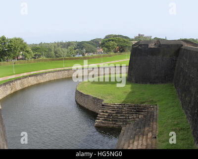 Tipu Sultan Fort wall, Palakkad, Kerala, India Stock Photo - Alamy