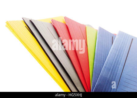 Colourful folders (file folders, portfolios Stock Photo - Alamy