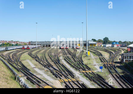Northfields Underground Train Depot, Northfields, London Borough of ...