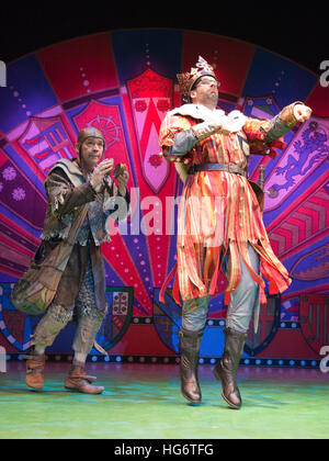 Jon Culshaw as King Arthur and Todd Carty as Patsy. Monty Python's ...