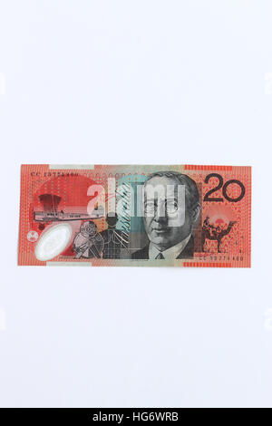 Australian twenty dollar notes ($20 AUD Stock Photo - Alamy