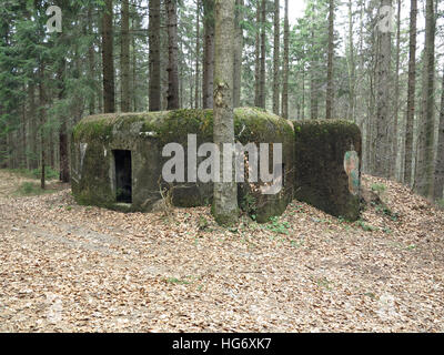 Reinforced concrete blockhouse - light fortification from World War II ...