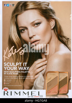 2010s UK Rimmel Magazine Advert Stock Photo - Alamy