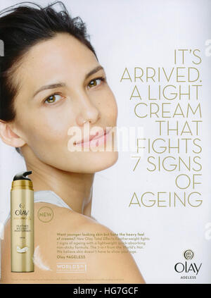 2010s UK Olay Magazine Advert Stock Photo - Alamy