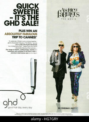 2010s UK GHD Magazine Advert Stock Photo - Alamy