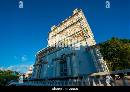 Maheswarnath Mandir, a Hindu temple located in the village of Triolet ...