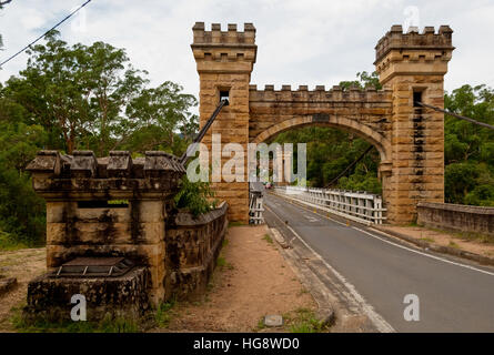 Hampden Bridge, Kangaroo Valley, New South Wales, Australia Stock Photo ...