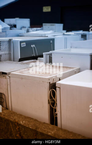 Appliance graveyard: disused fridges, freezers and washing machines,etc ...