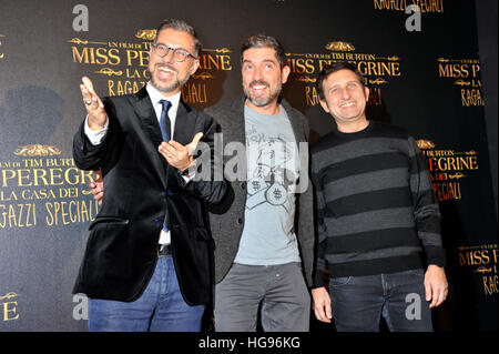 Trio Medusa attending the Rome premiere of 'Miss Peregrine's Home for ...