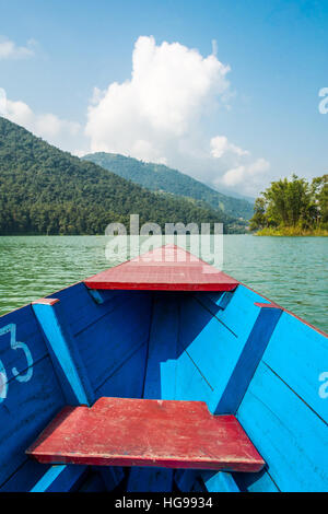 Boat ride across tropical river Stock Photo - Alamy