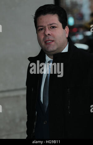Chief Minister of Gibraltar Fabian Picardo delivers a speech during ...
