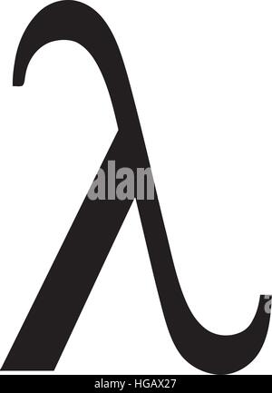 Greek letter lambda symbol Stock Vector Image & Art - Alamy