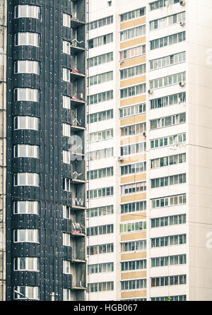 Glazed balconies on new-build flats, Riverside Square, Am Hamburger ...