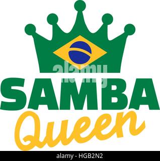 Brazil carnival party crown. Isolated cartoon vector of headdress ...