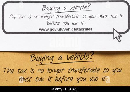 Envelope from UK DVLA Stock Photo - Alamy