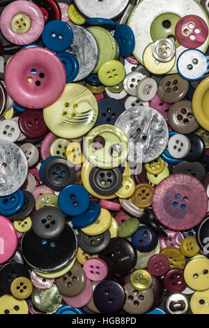 Assortment of buttons. Clothes Buttons Stock Photo - Alamy