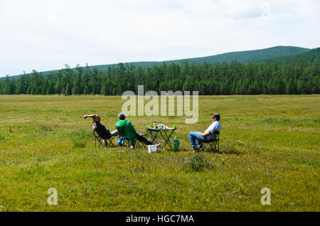 Transitional zone of Central Asian Steppe and Siberian Taiga in ...
