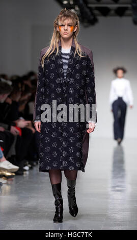 Models on the catwalk during the Casely Hayford London Collections Men ...