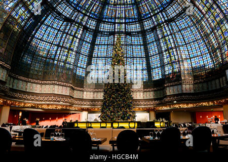 France, Paris, the restaurant of Le Printemps department store on ...