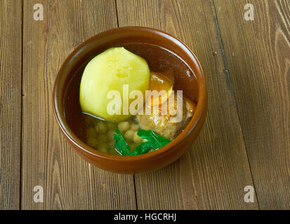 Kufta bozbash Iranian, Azerbaijan,Middle Eastern mutton soup Stock ...