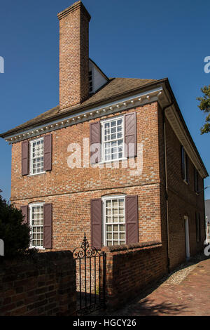 George Wythe home Stock Photo - Alamy