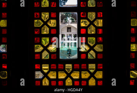 Pavilion details in oldest extant Persian garden in Iran called Fin ...