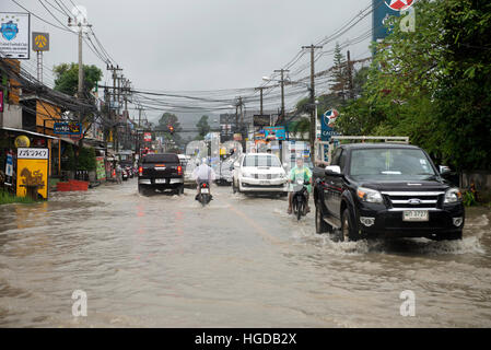 Thailand, Koh Samui, Floods Stock Photo - Alamy