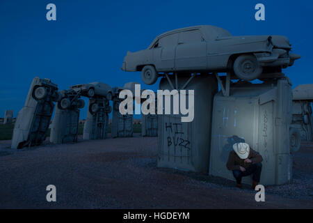 Carhenge at Alliance Nebraska Stock Photo - Alamy