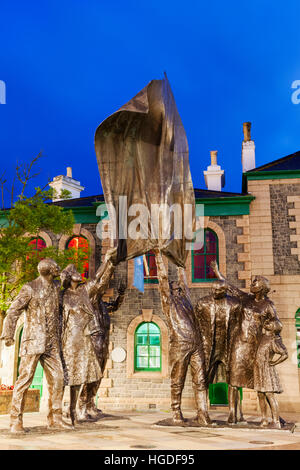 Channel Islands jersey Liberation statue st helier Stock Photo - Alamy
