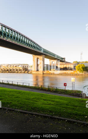 The Queen Alexandra Bridge (1909), spanning the River Wear in ...