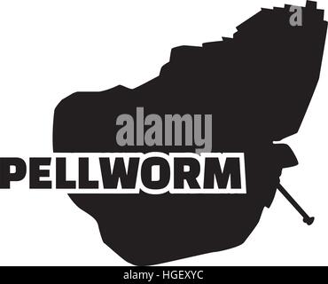 Pellworm map silhouette Stock Vector Image & Art - Alamy