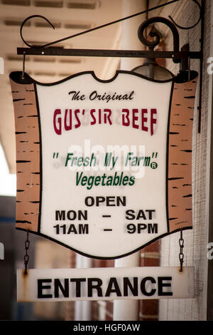 Gus's Sir Beef Restaurant in Charlotte, NC Stock Photo - Alamy
