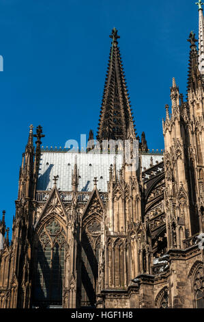 Cologne Cathedral exterior, Kölner Dom, Cologne, Germany Stock Photo ...