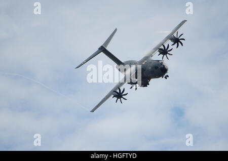 Airbus A400M Atlas is a European, four-engine turboprop military transport aircraft. It was ...