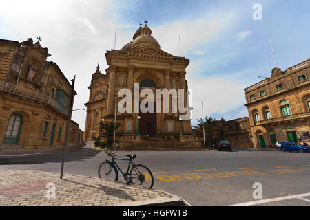 The Church of Saint John the Baptist, or the Rotunda of Xewkija in Gozo ...
