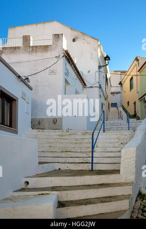 Alleyway, Ferragudo, Algarve, Portugal, Europe Stock Photo - Alamy