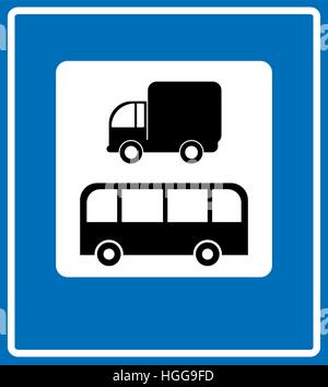 bus vehicle on the road Stock Vector Image & Art - Alamy