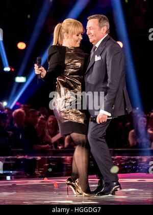 Maite Kelly and Roland Kaiser during the "Schlagerchampions - Das ...