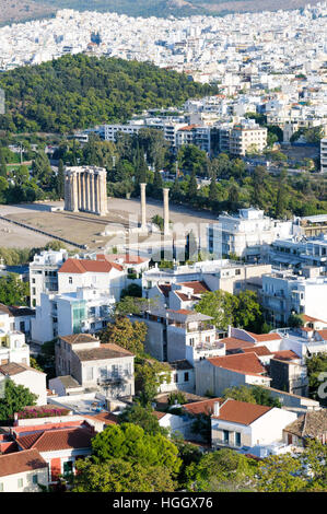 Temple of Olympian Zeus, Olympieion, Athens, Greece Stock Photo - Alamy