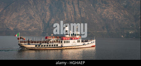 Lake Como passenger boat Milano Stock Photo - Alamy