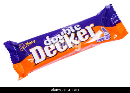 Cadbury Double Decker Chocolate Bar Shot In Studio Stock Photo - Alamy
