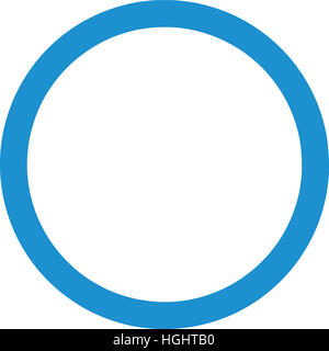 Isolated abstract round shape blue color logo, dotted logotype, water ...