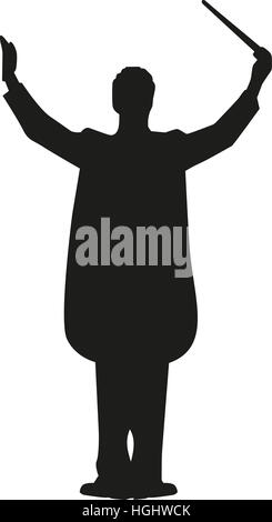 Conductor and orchestra Stock Photo - Alamy